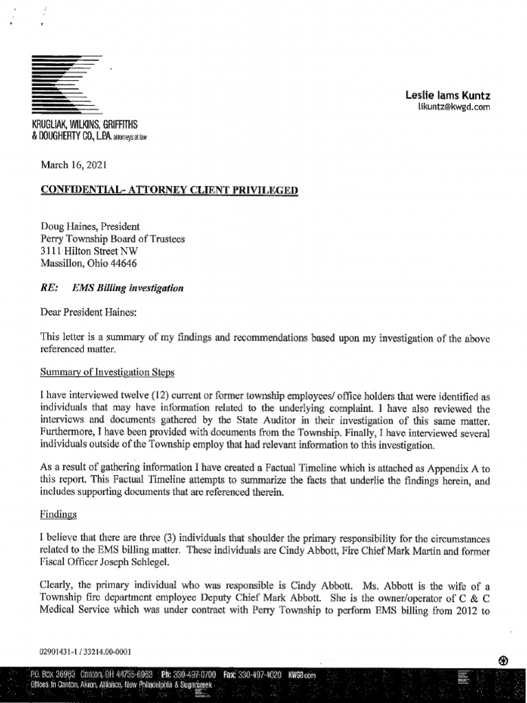 Ems Report - Leslie Iams Kuntz | PDF