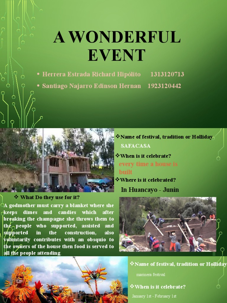 A Wonderful Event PDF