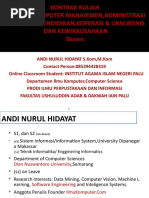 Panduan Penggunaan LMS Hybrid Uniku | PDF