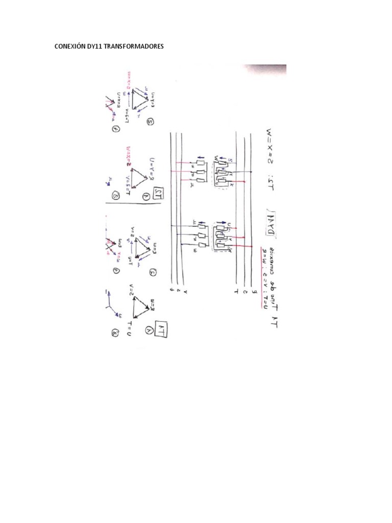 Conexión Dy11 Transformadores | PDF