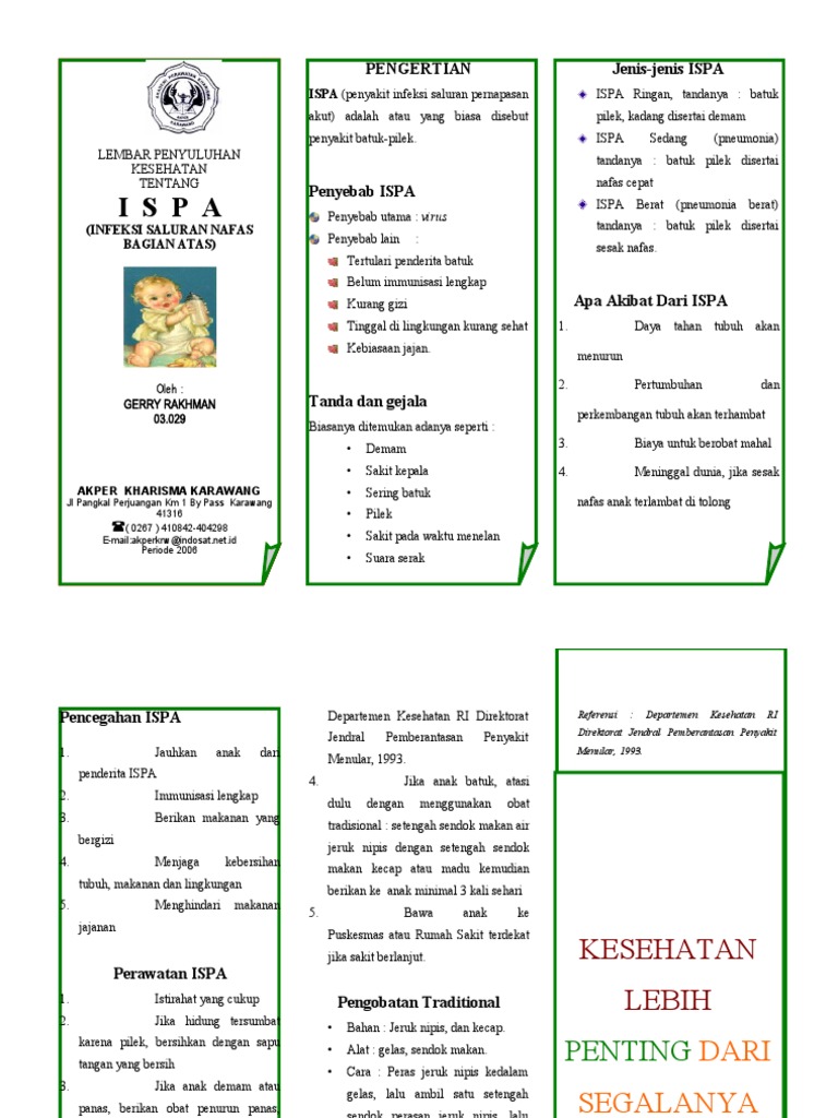 Leaflet ISPA Anak | PDF