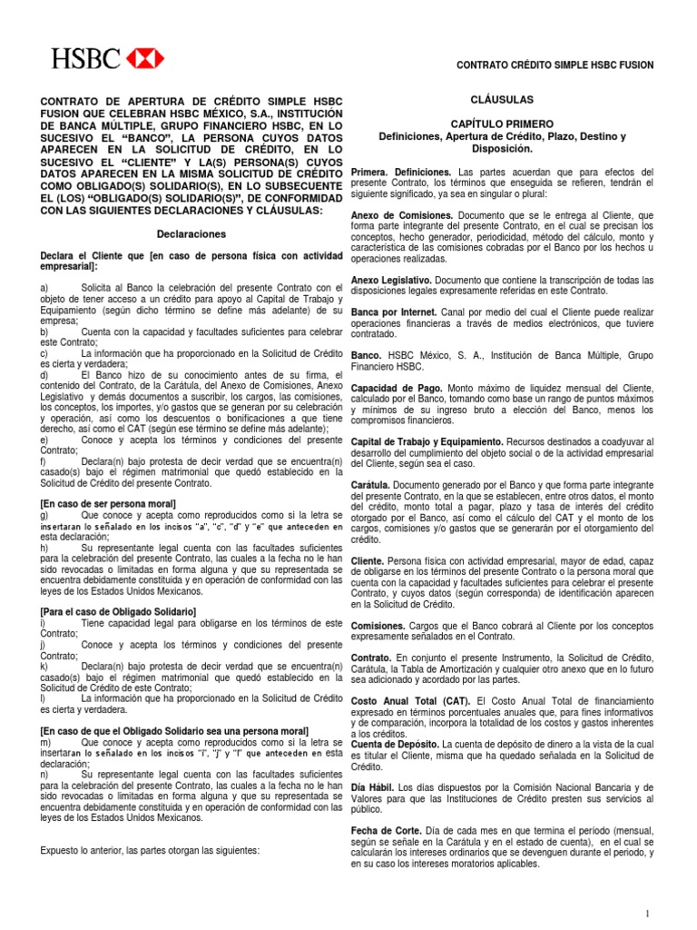 Contrato Bancario | PDF | Bancos | Pagos