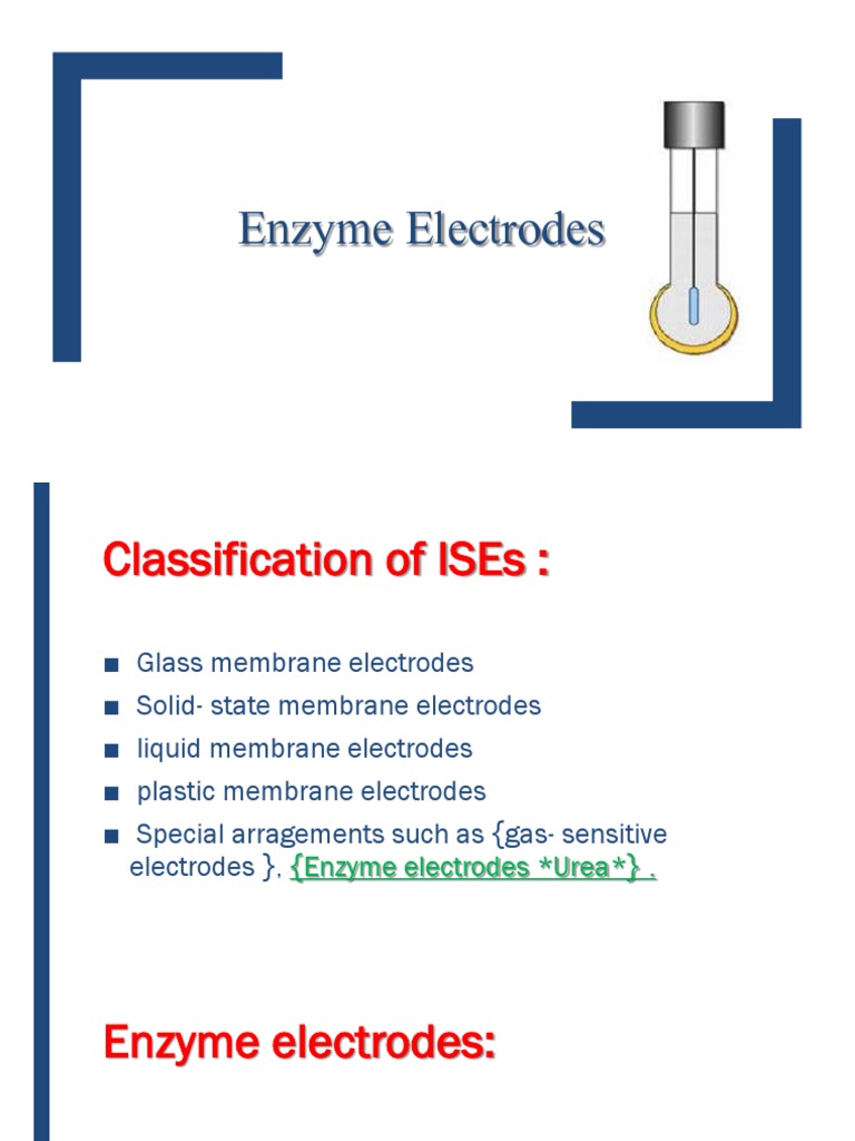 Enzyme Electrode | PDF | Enzyme | Urea
