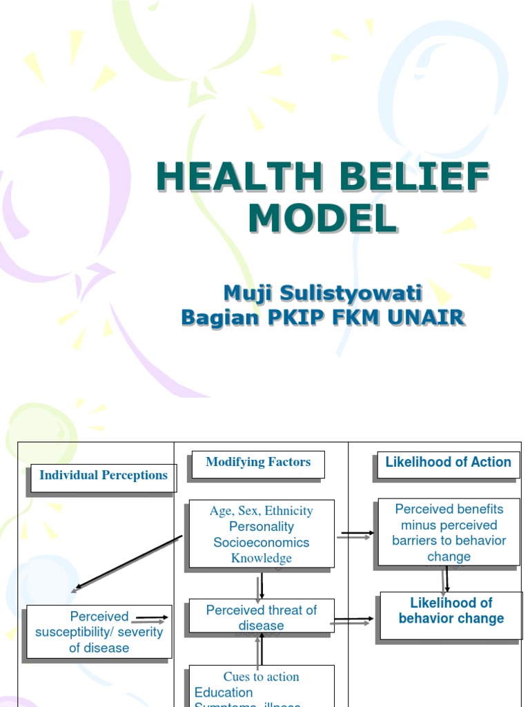 Health Belief Model | PDF | Applied Psychology | Psychological Concepts