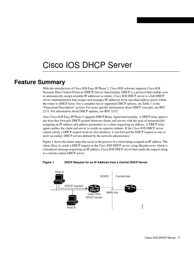 3600 Cisco IOS DHCP Server | Download Free PDF | Ip Address | Internet ... 3600 Cisco IOS DHCP Server | Download Free PDF | Ip Address | Internet ...