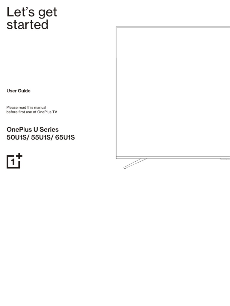 OnePlus TV U1S User Manual PDF Hdmi Usb