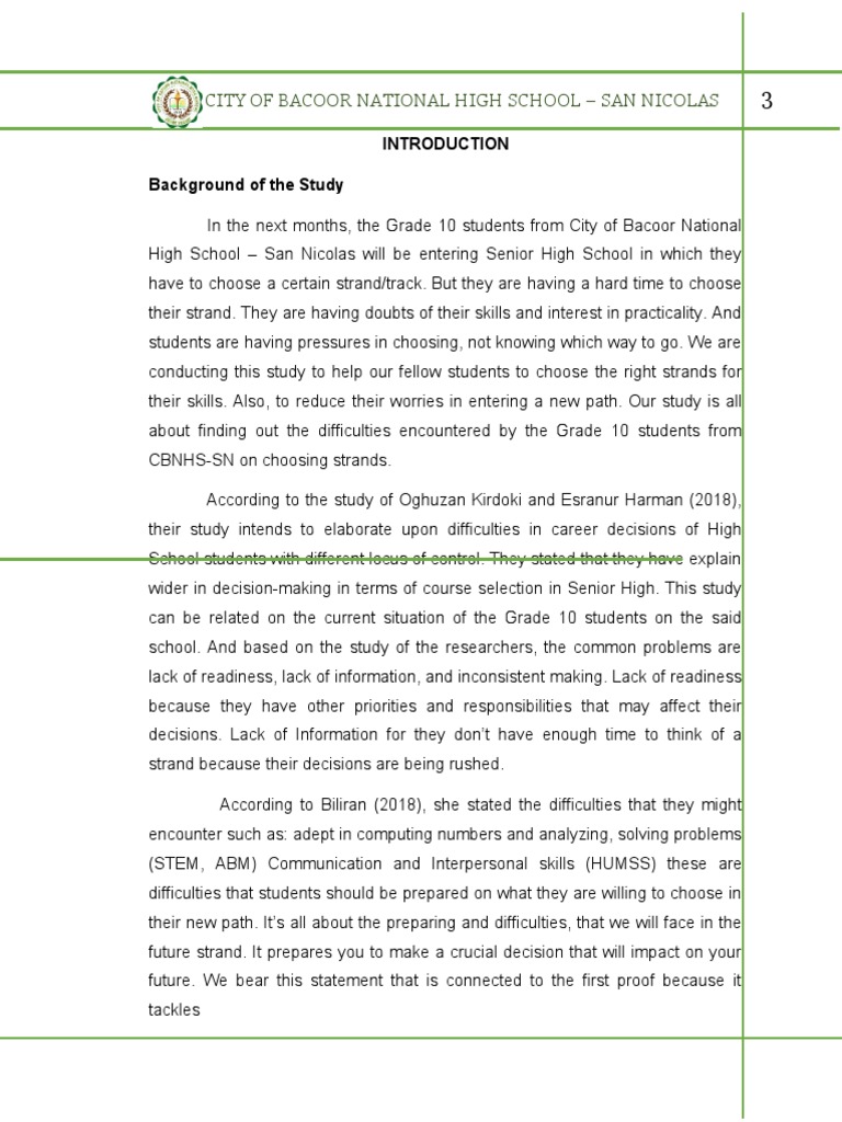 Senior High Tracks For Grade 10 | Download Free PDF | Decision Making ...