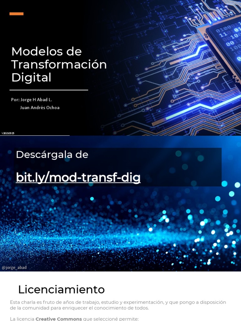 Modelos de Transformacion Digital - v2 | PDF | Licencia Creative ...