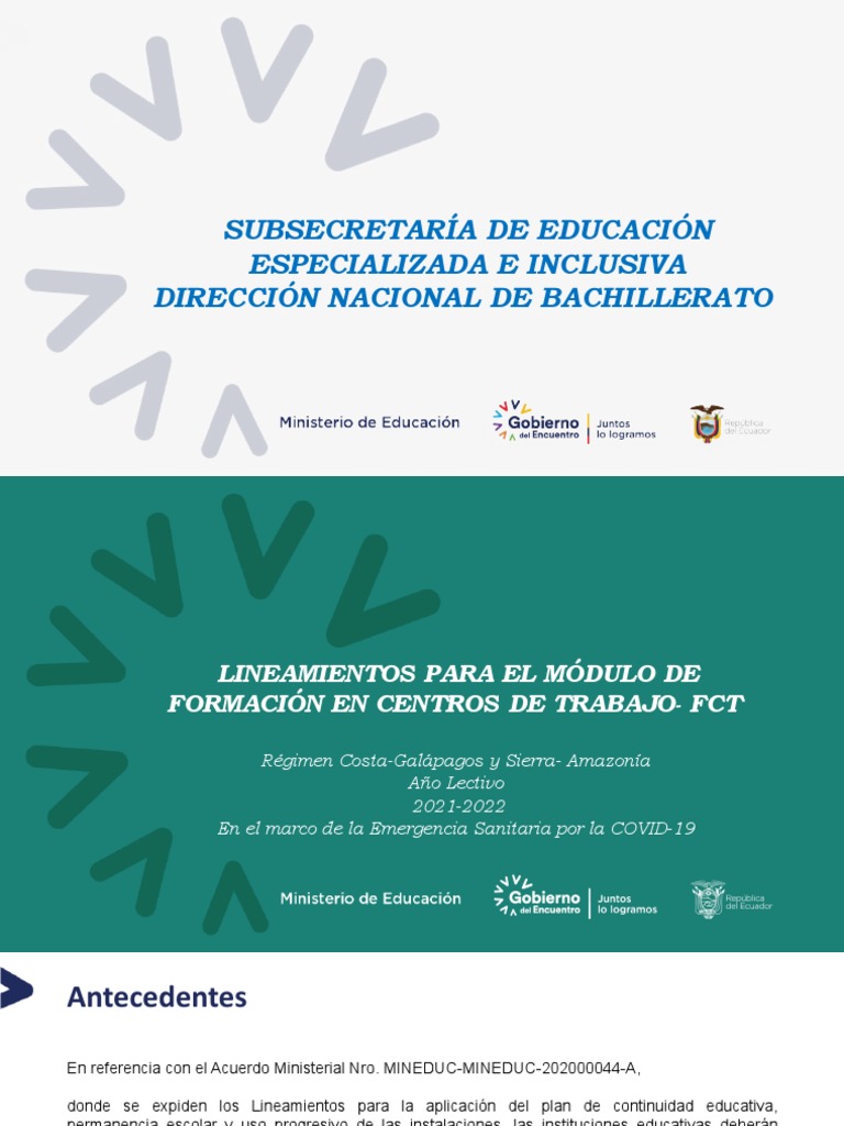 Socializacion Modulo FCT | PDF