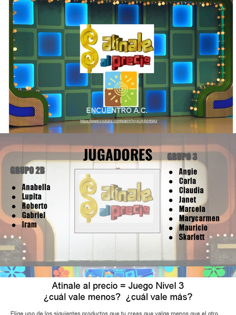 Atinale Al Precio Versión Final Encuentro3 | PDF