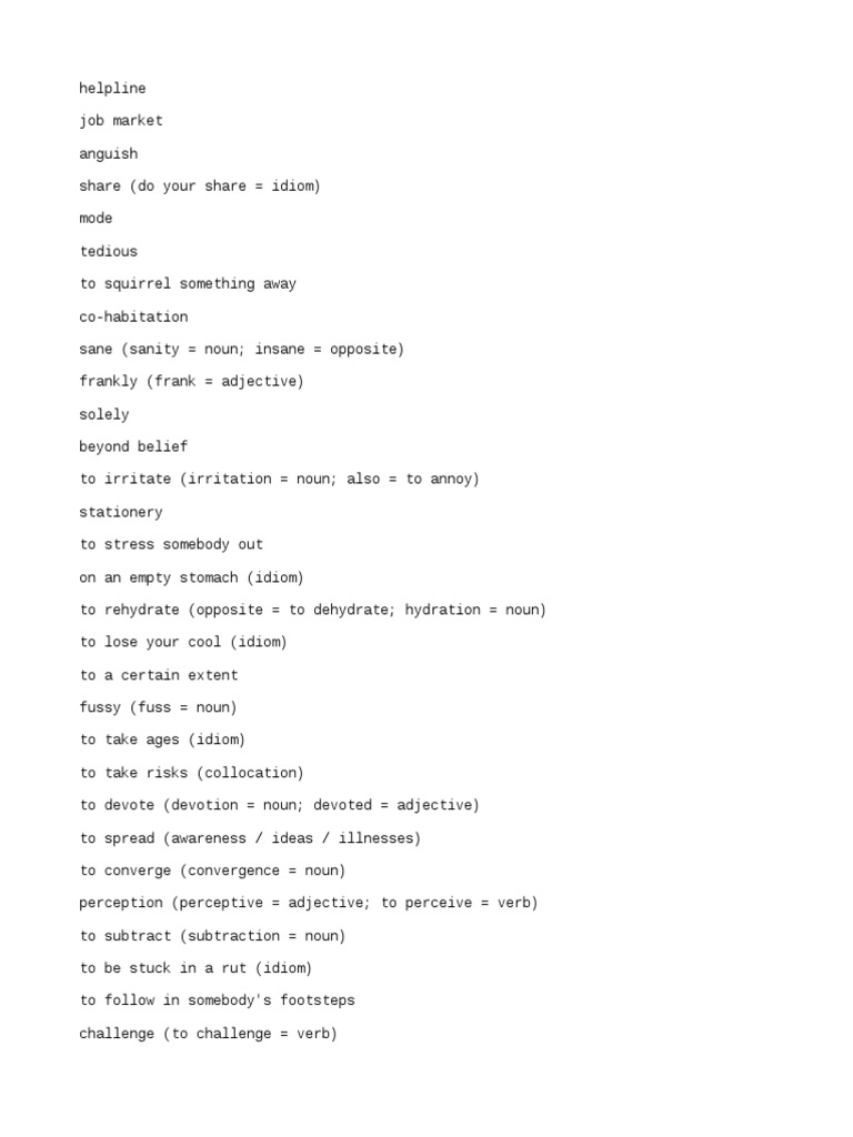 File 6A (Vocabulary) | PDF | Linguistics | Lexicology