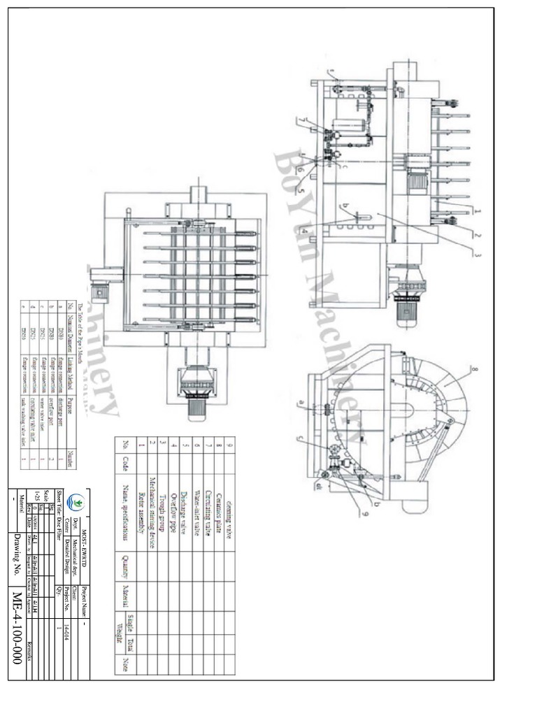 Disc Filter Drawing | PDF