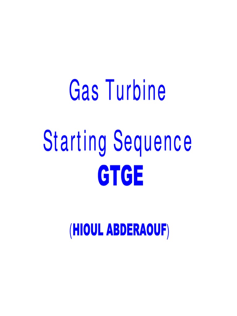 GTG E Starting Sequence | PDF | Clutch | Ignition System