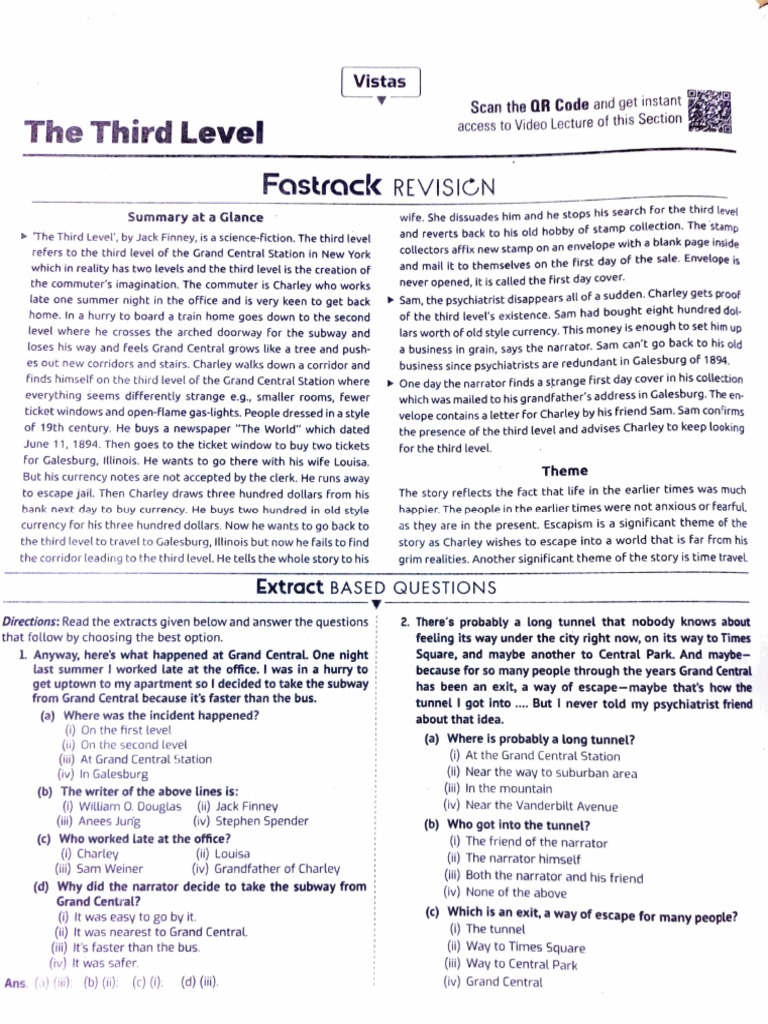 The Third Level: Fastrack REVISICN | PDF