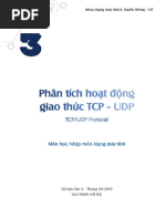 Bai Thuc Hanh Lab 3 - Giao Thuc TCP Va UDP | PDF