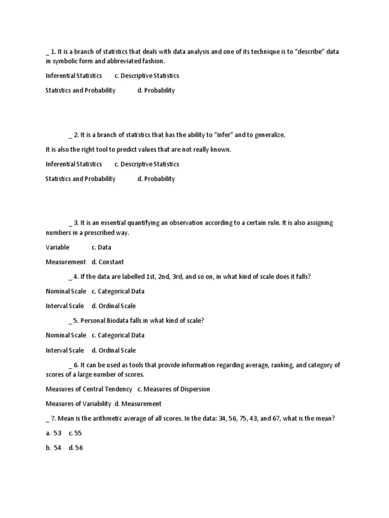Exploring Key Concepts in Statistics and Probability | PDF | Correlation And Dependence | Statistics