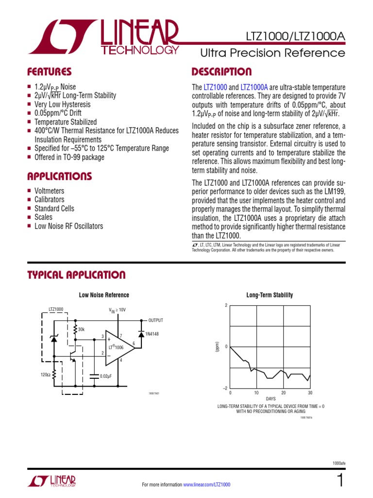 Izmer179 LTZ1000 | PDF | Thermocouple | Resistor