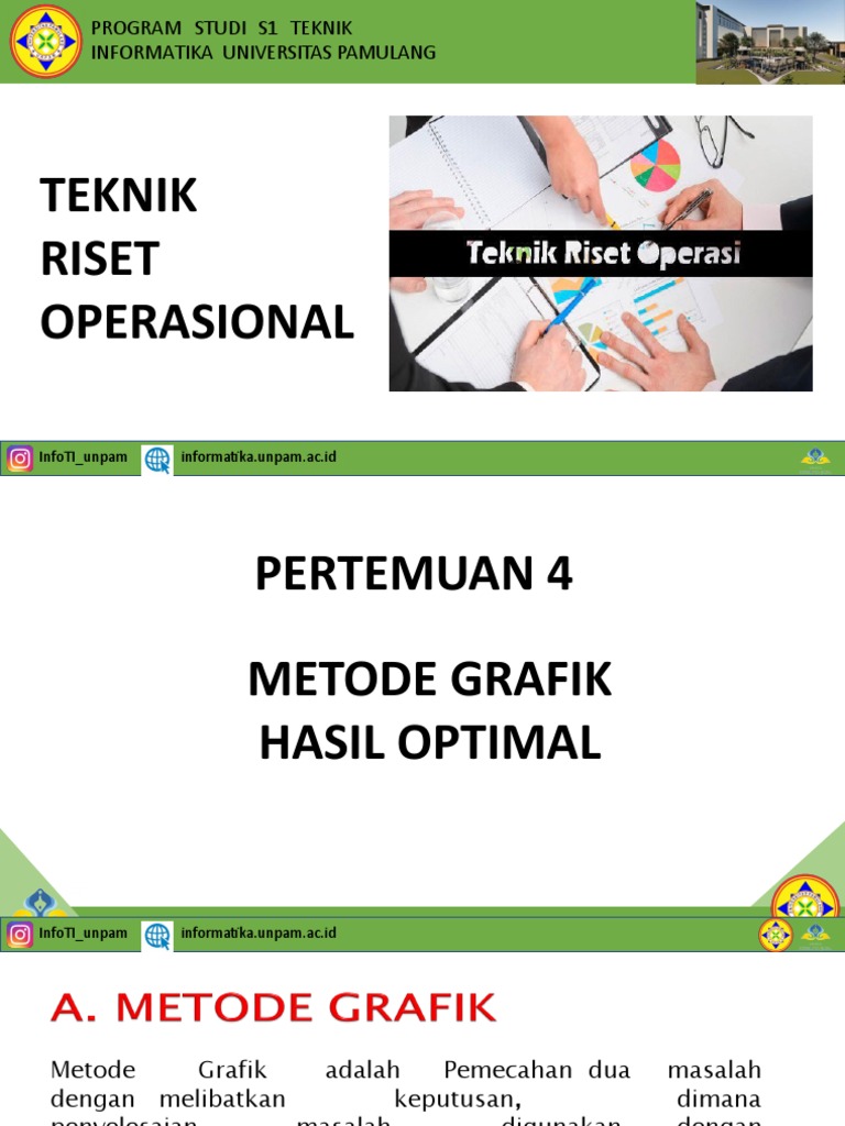 Teknik Riset Operasional - Pertemuan 4 | PDF