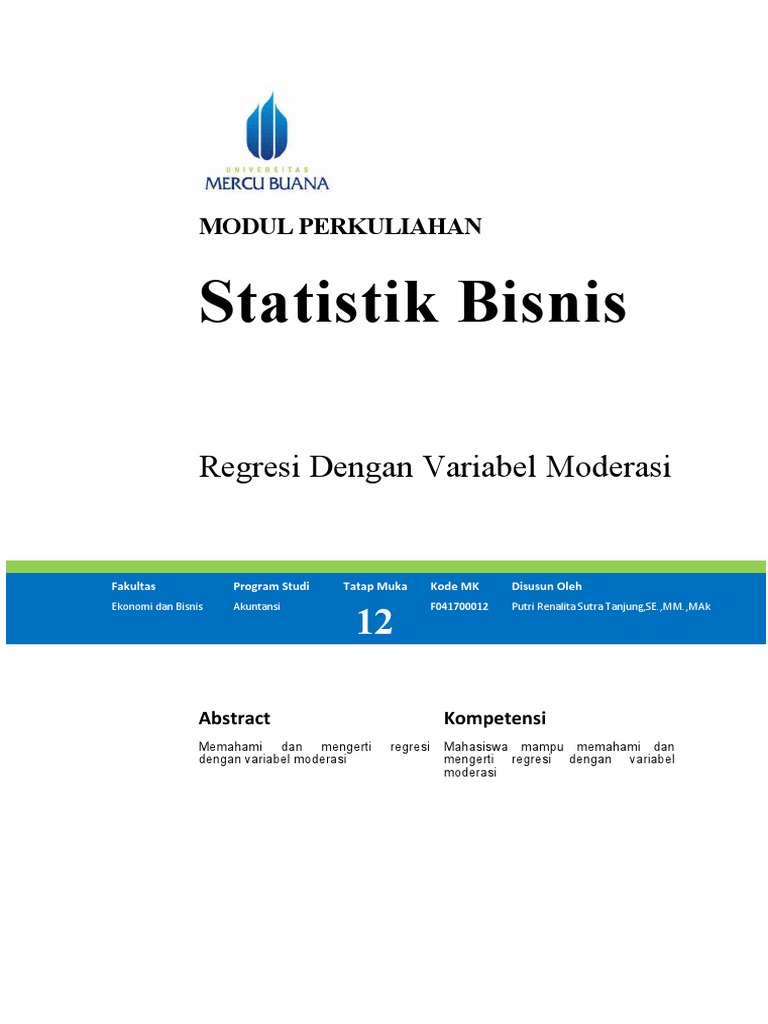 Modul Pertemuan 12 | PDF