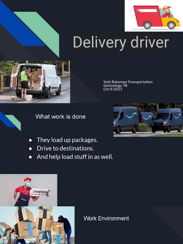 Delivery Driver | PDF | Career & Growth | Business