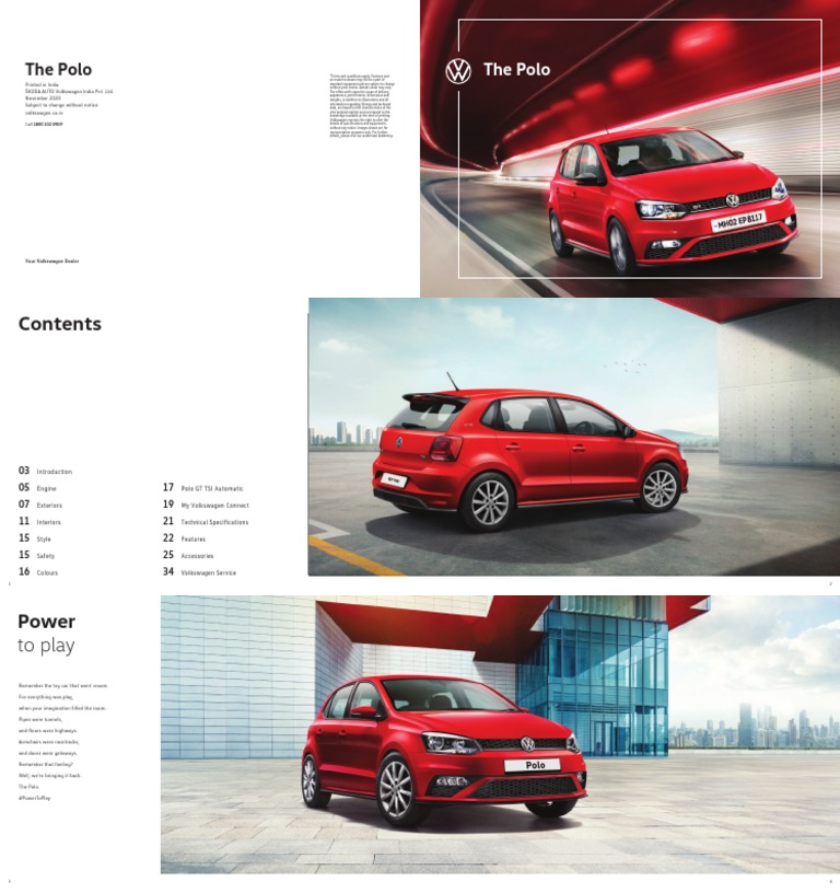 Polo Brochure November 2020 | PDF | Anti Lock Braking System | Volkswagen