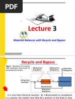 Recycle, Bypass, and Purge in Processes | PDF | Stoichiometry ...