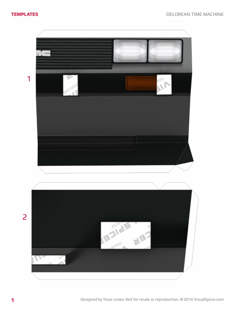 Templates: Delorean Time Machine | PDF