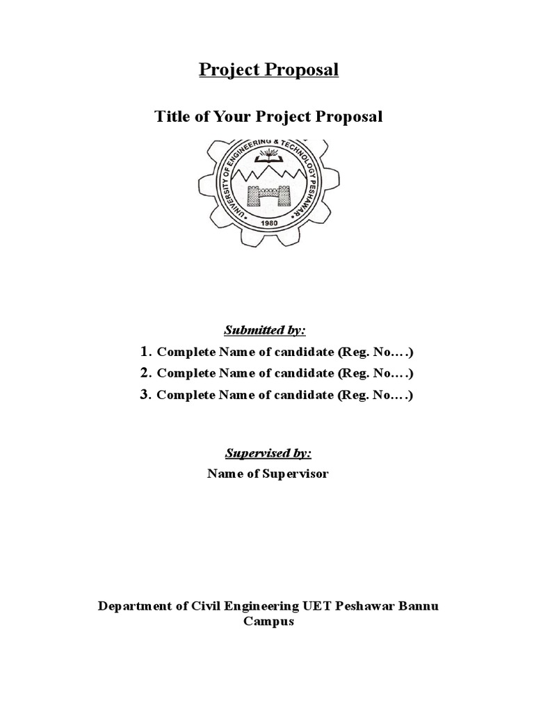 BSC Civil Engineering Project Proposal | PDF | Expert | Knowledge