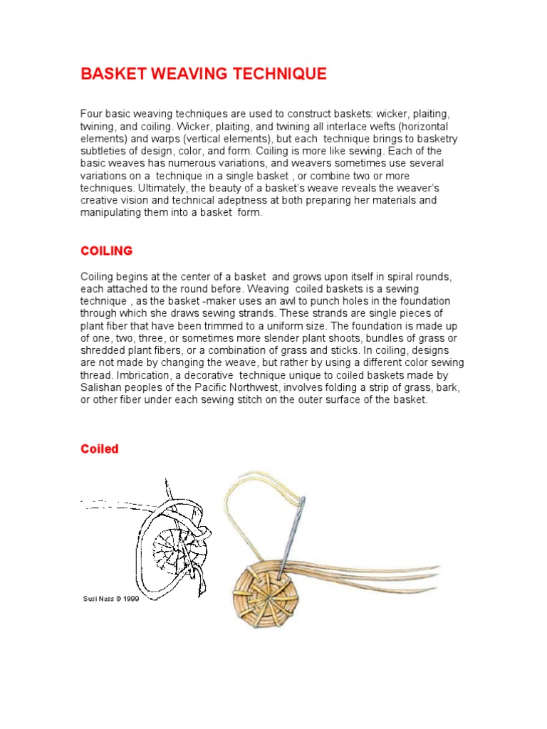 Basket Weaving | PDF | Basket Weaving | Weaving
