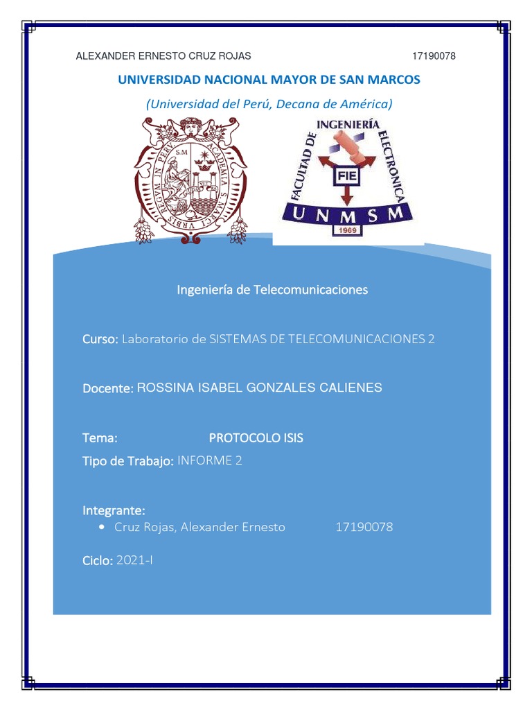 Informe 2 ISIS | Descargar gratis PDF | Enrutador (Computación) | Internet