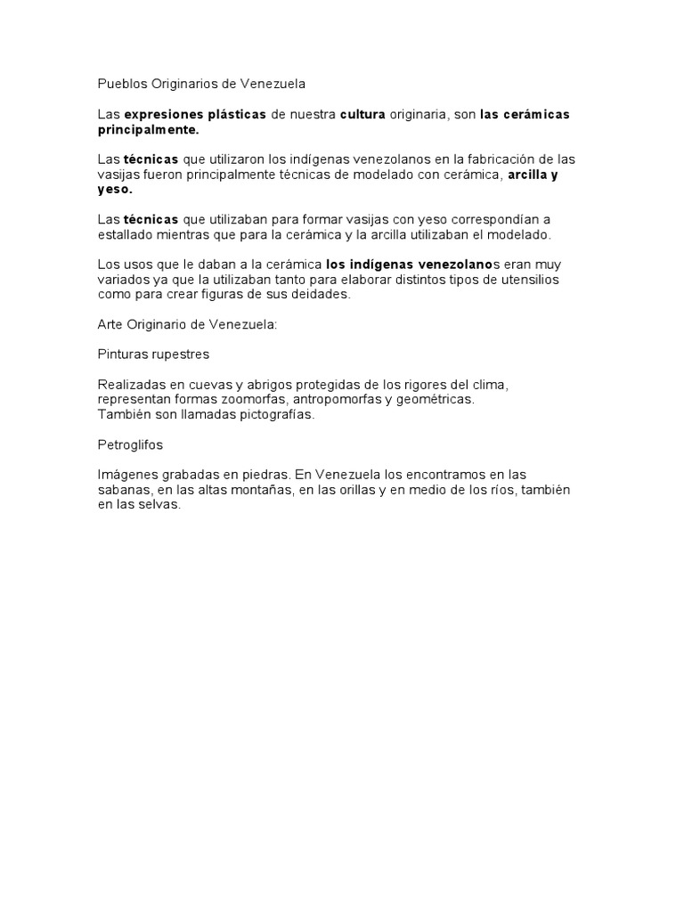 Pueblos Originarios De Venezuela Pdf 0817