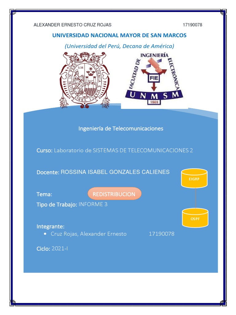 Redistribucion Isis, Ospf, Eigrp y Rip | PDF | Enrutador (Computación ...