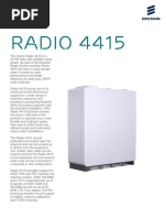 Radio 4415 Datasheet PDF | PDF | Radio | Ericsson