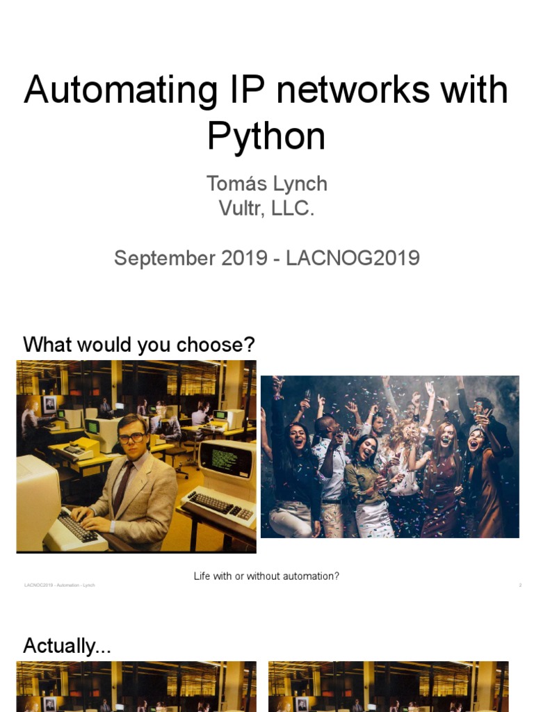 Automating Ip Networks With Python Pdf Command Line Interface Router Computing