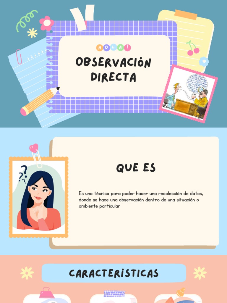 Observación Directa | PDF | Informática
