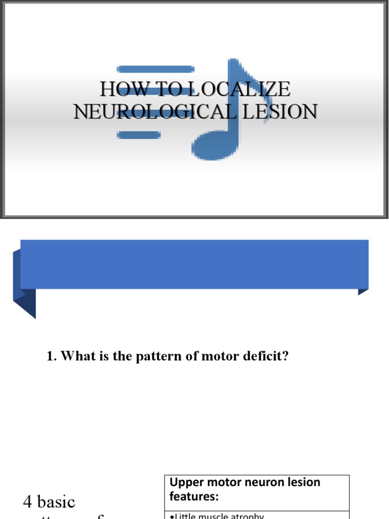 How To Localize Neurological Lesion | PDF | Cerebral Cortex ...