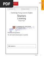 Yle Starters Sample Papers Vol 1 | PDF