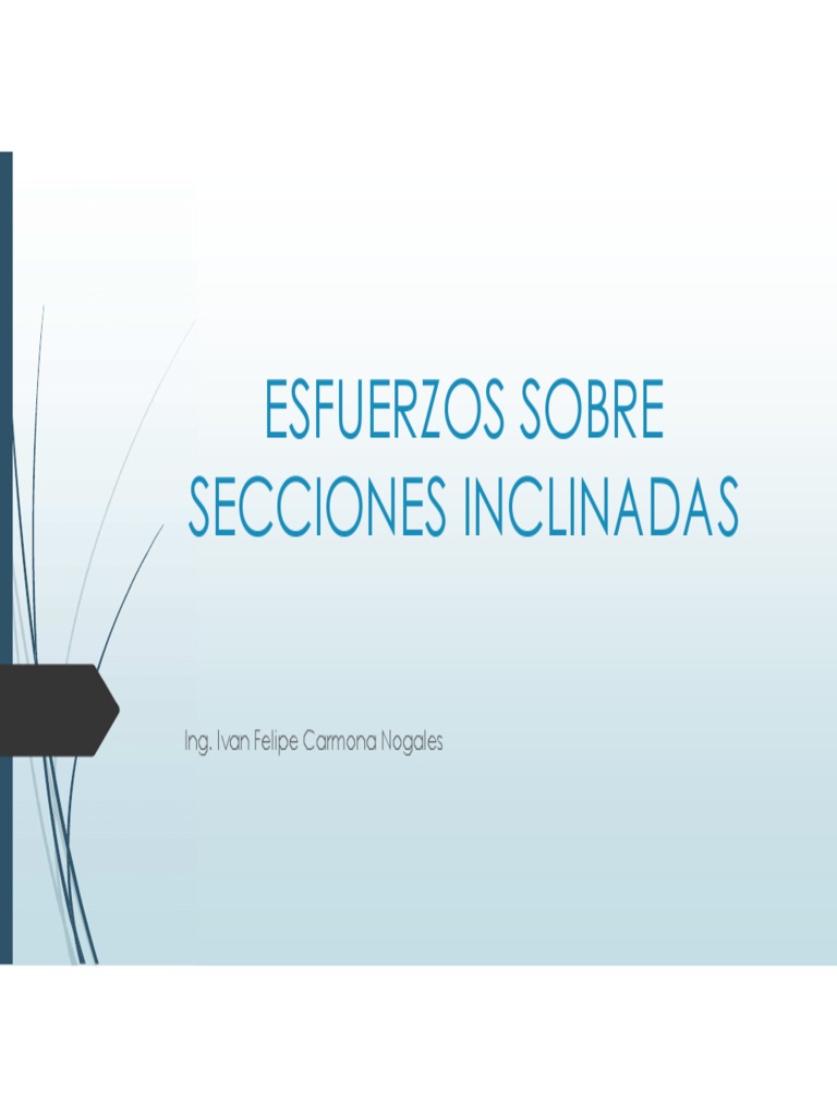 Estados Tensionales | PDF | Estrés (Mecánica) | Esfuerzo cortante