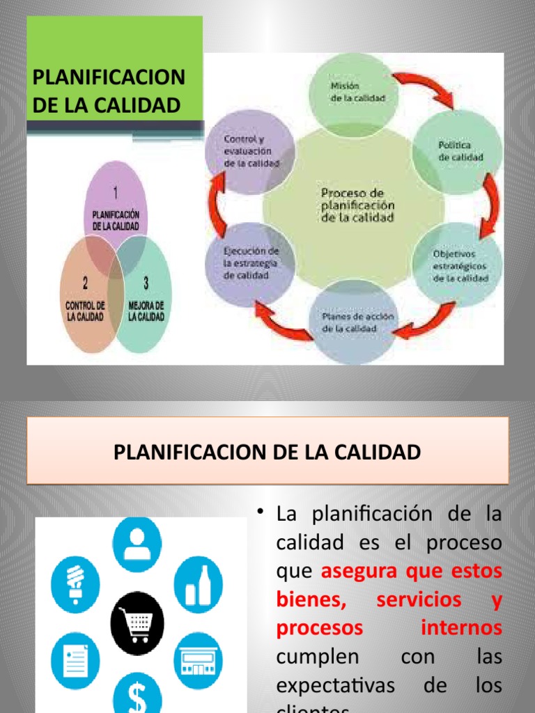 Planificación Y Gestión De Calidad Pdf Calidad Comercial