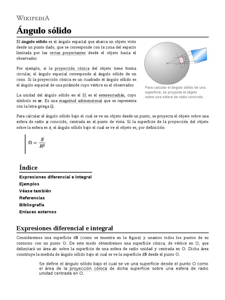 Ángulo Sólido | PDF | Geometría Elemental | Euclides