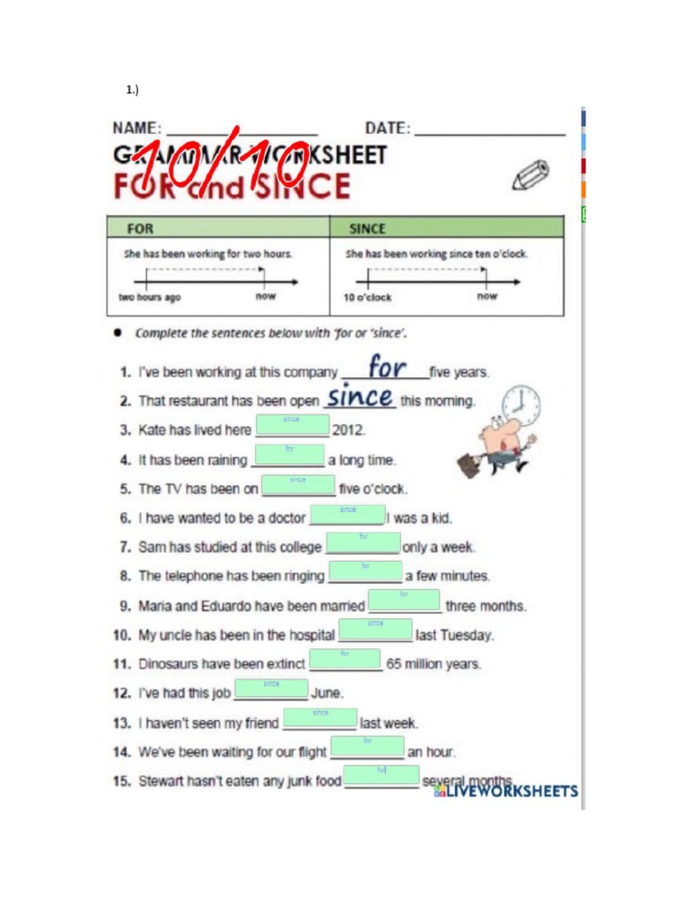 October 26 Forero Jeffrey Present Perfect in Context Practice | PDF