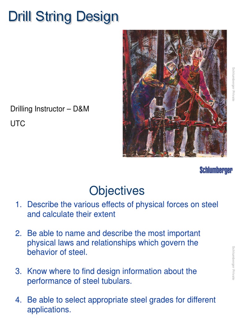 Drill String Design Drilling Instructor Pdf Strength Of Materials