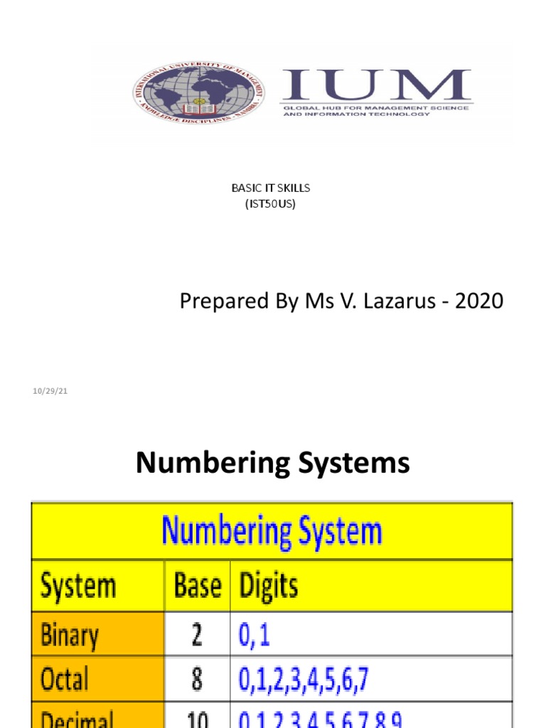 Number System - Lesson1 - Conversion | PDF | Decimal | Computer Engineering