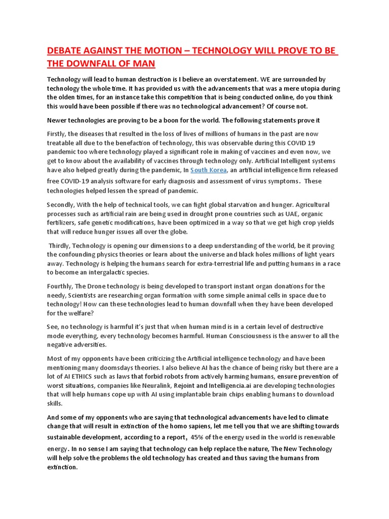 DEBATE | PDF | Artificial Intelligence | Intelligence (AI) & Semantics