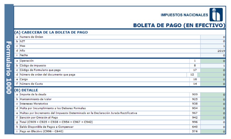 Boleta de Pago 1000 v2 | PDF