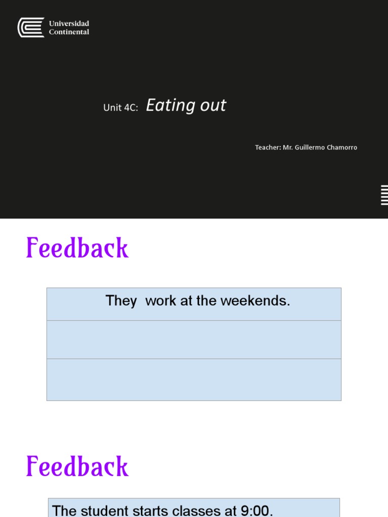 Eating Out: Vocabulary & Speaking | PDF