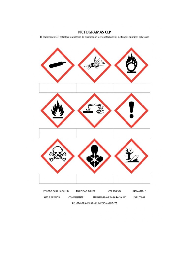 Pictogramas Quimicos | PDF
