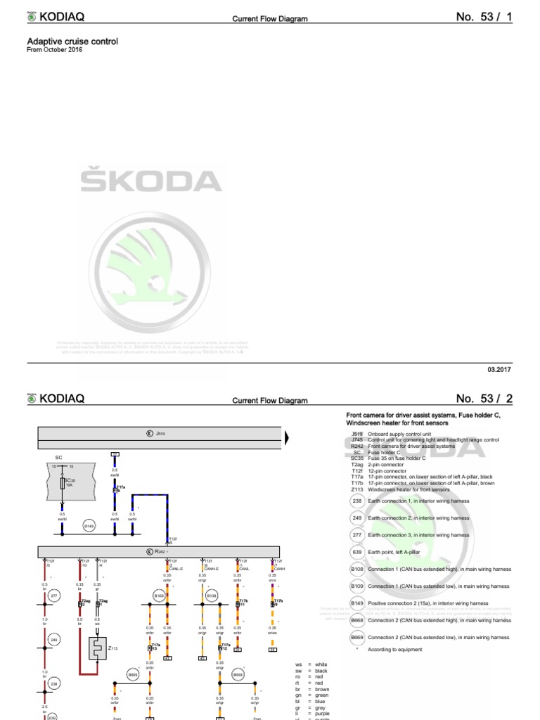 Adaptive Cruise Control: Current Flow Diagram | PDF | Electrical ...
