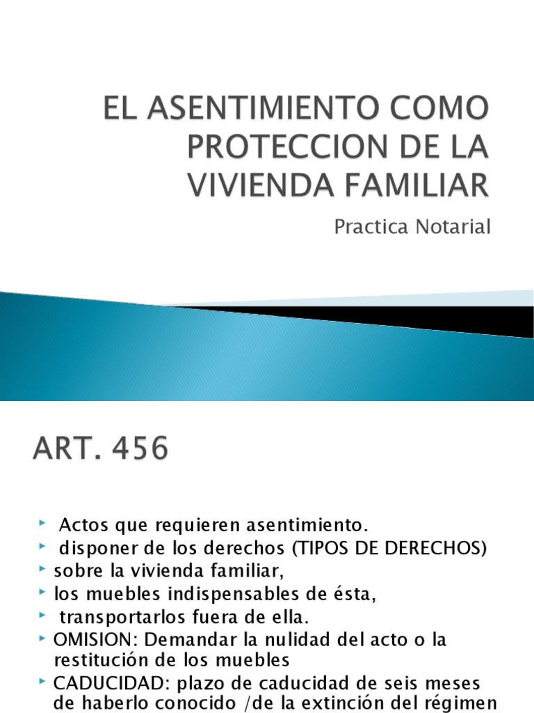 Asentimiento Poder y Asentimiento Anticipado - 1 | PDF