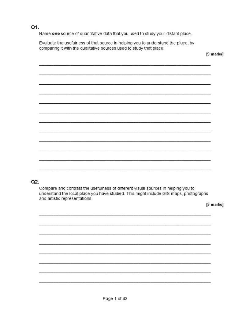 9 Mark Questions | PDF | Geographic Information System | Data